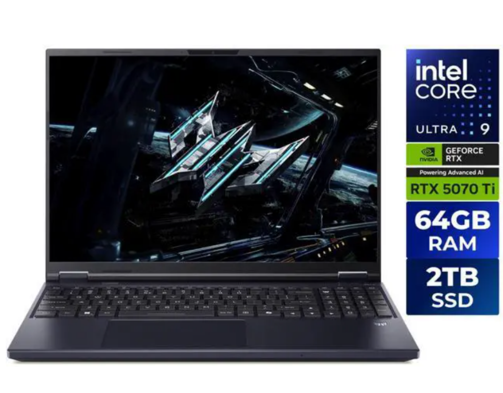 Acer Predator Helios Neo 16 AI Gaming Laptop: 16″ (2560 x 1600) Display ...
